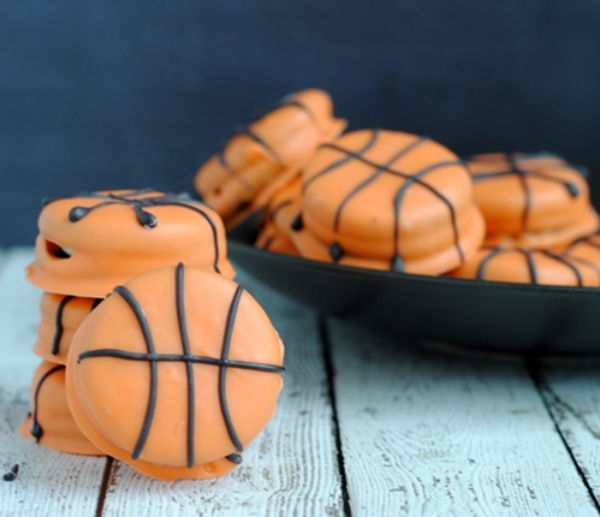 March Madness Recipe: Easy Slam Dunk Basketball Cookies – 2 Wired 2 Tired